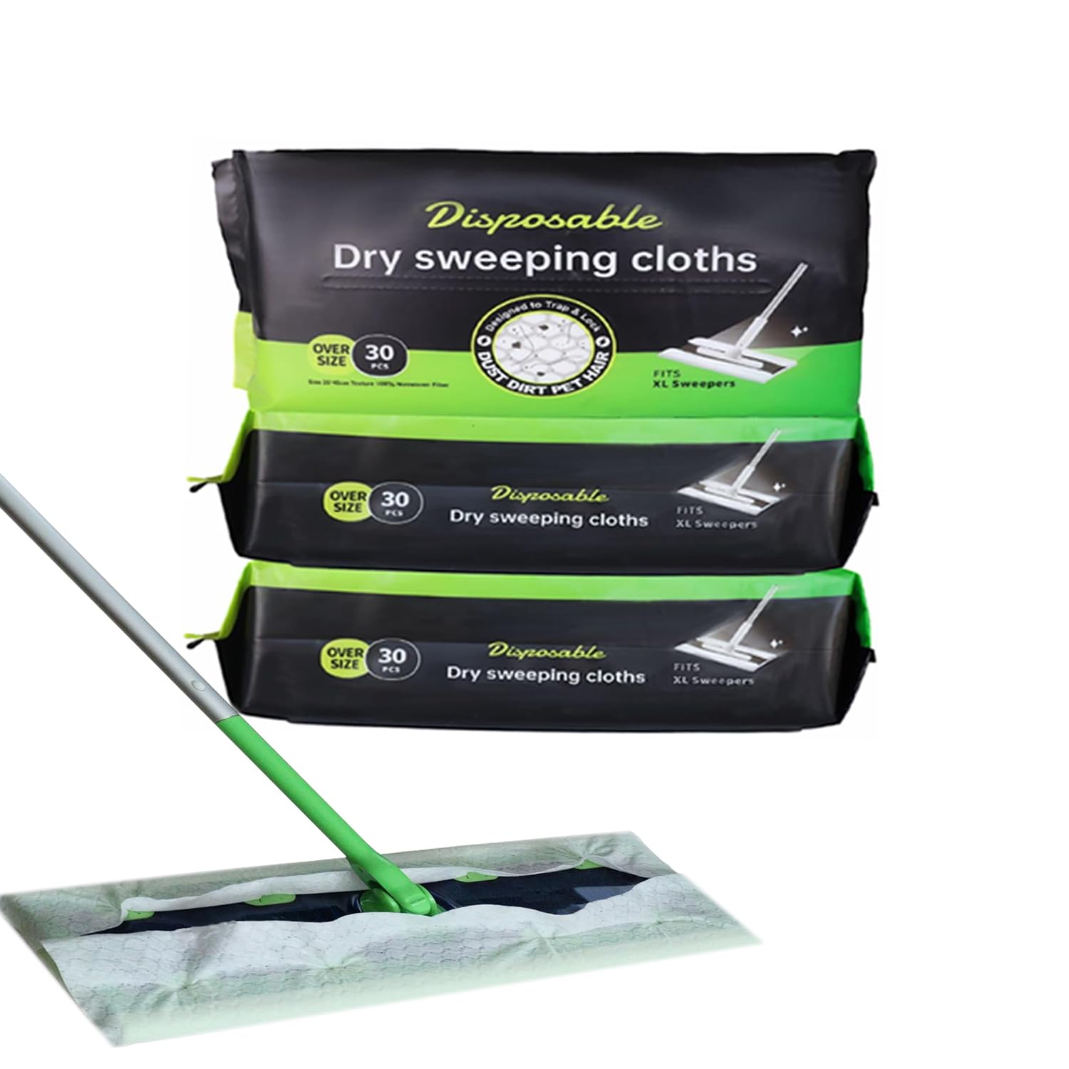 Snapklik.com : Peachicha Peachich X-Large Disposable Sweeping Cloths