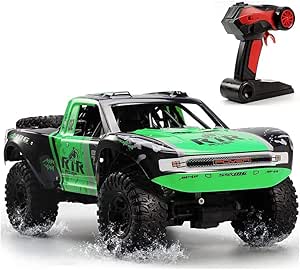 Amazon.co.jp: WOLWES Remote Control Car 4WD High Speed Off Road RC Buggy, 2.4GHZ Large ...
