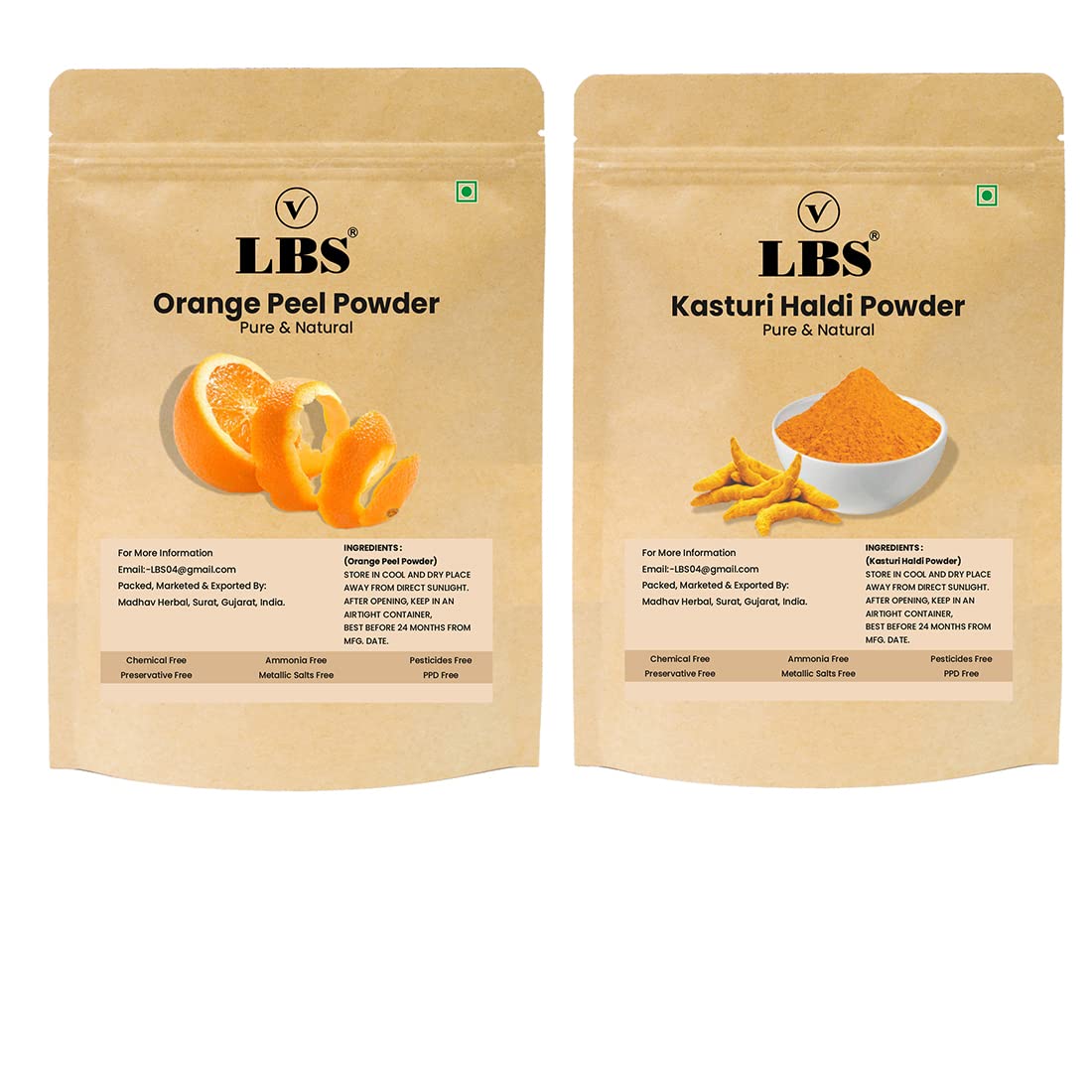 LBS 100% Organic ritha powder|amla powder |shikakai powder |bhringraj ...