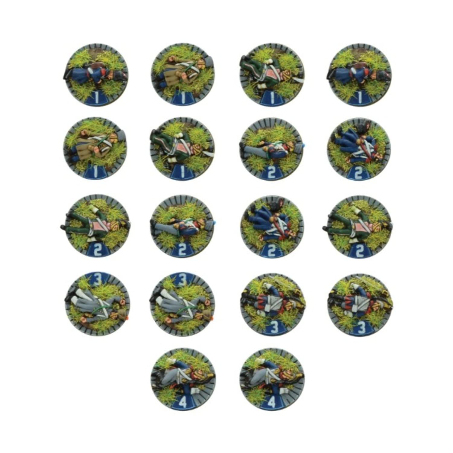 Buy Napoleonic French Casualty Markers Epic Scale Miniatures for Black ...