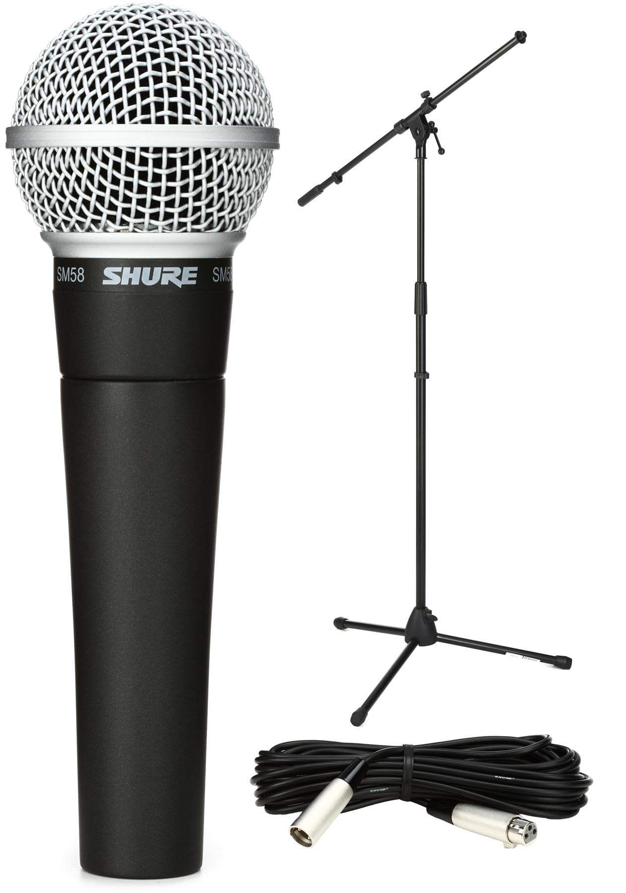 Amazon.com: Shure SM58 Dynamic Vocal Microphone Bundle: Includes Mic ...