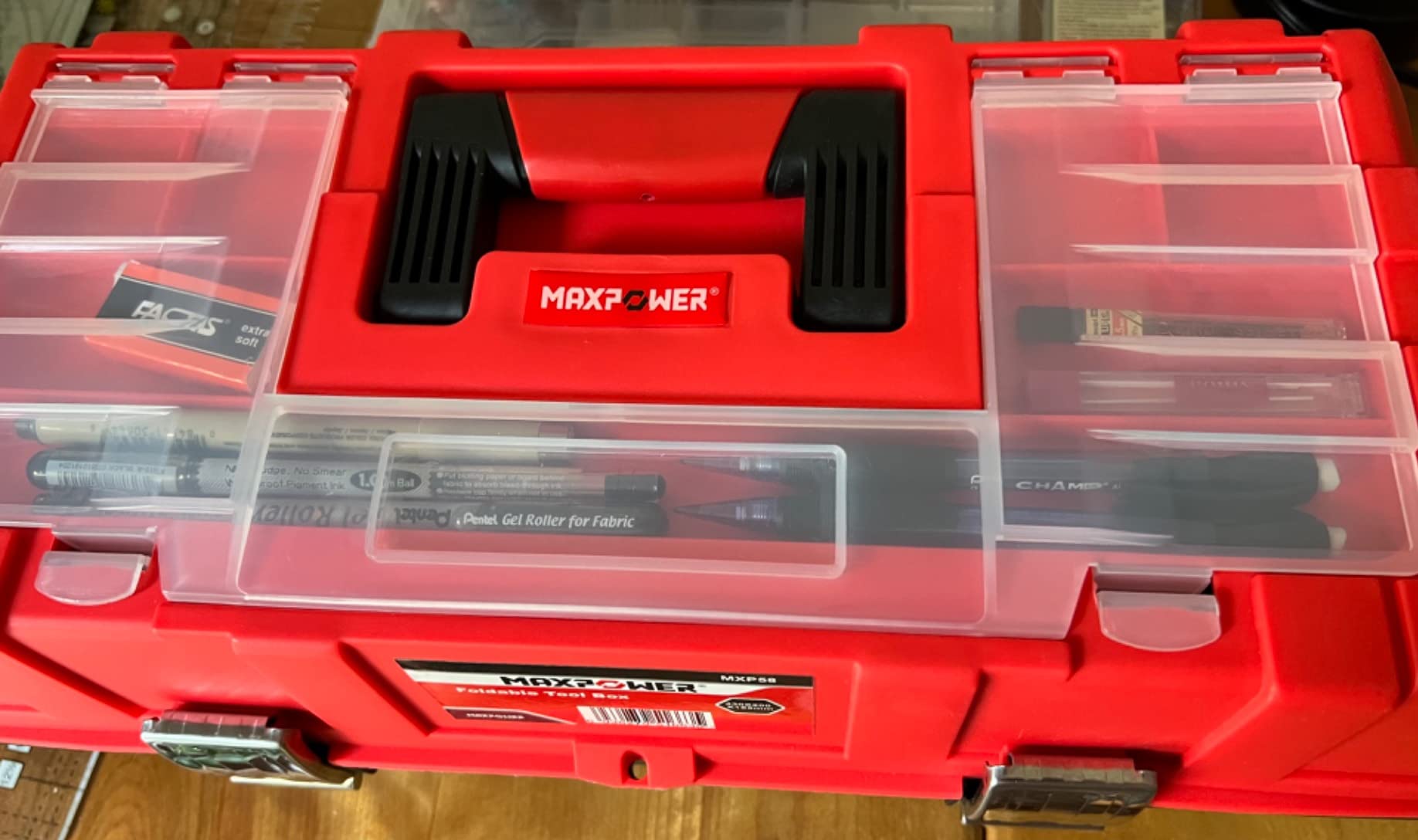 $6/mo - Finance MAXPOWER Tool Box 16 inch, Plastic Small Tool Box with ...