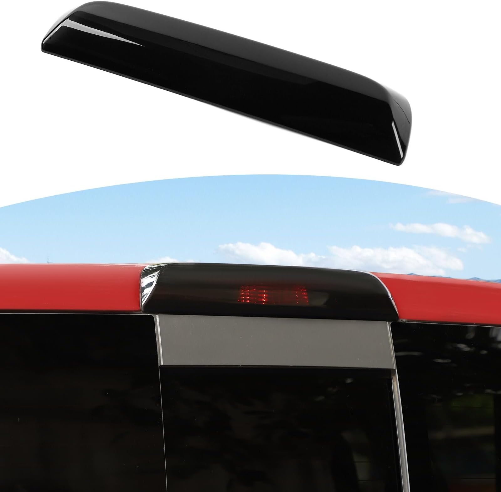 Amazon.com: Hoolcar Third Brake Light Cover High Mount 3rd Blake Stop ...