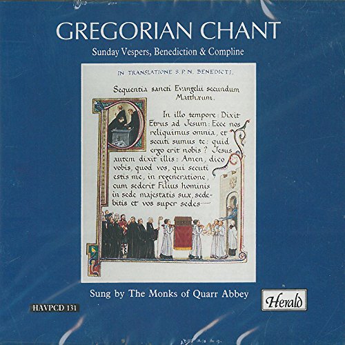 GREGORIAN CHANT SUNDAY VESPERS - Gregorian Chant - Amazon.com Music