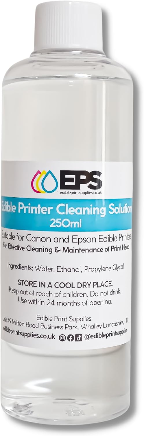 Edible Printer Cleaning Fluid - Edible Print Head Cleaner for Canon ...