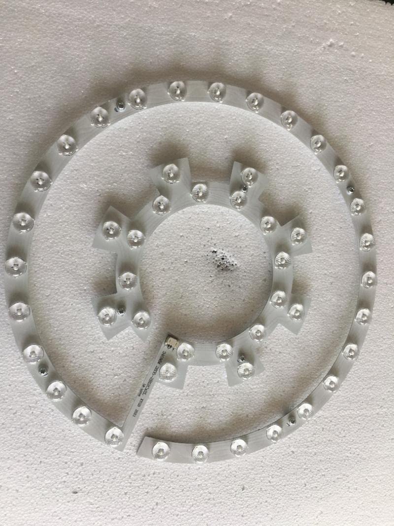 Ceiling Fan Light Kit, 36W 3 Color Changes Led Panel and LED Driver ...