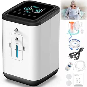 KCareU Oxygen Concentrator, Home Oxygen Machine, 93% High Purity Oxygen ...