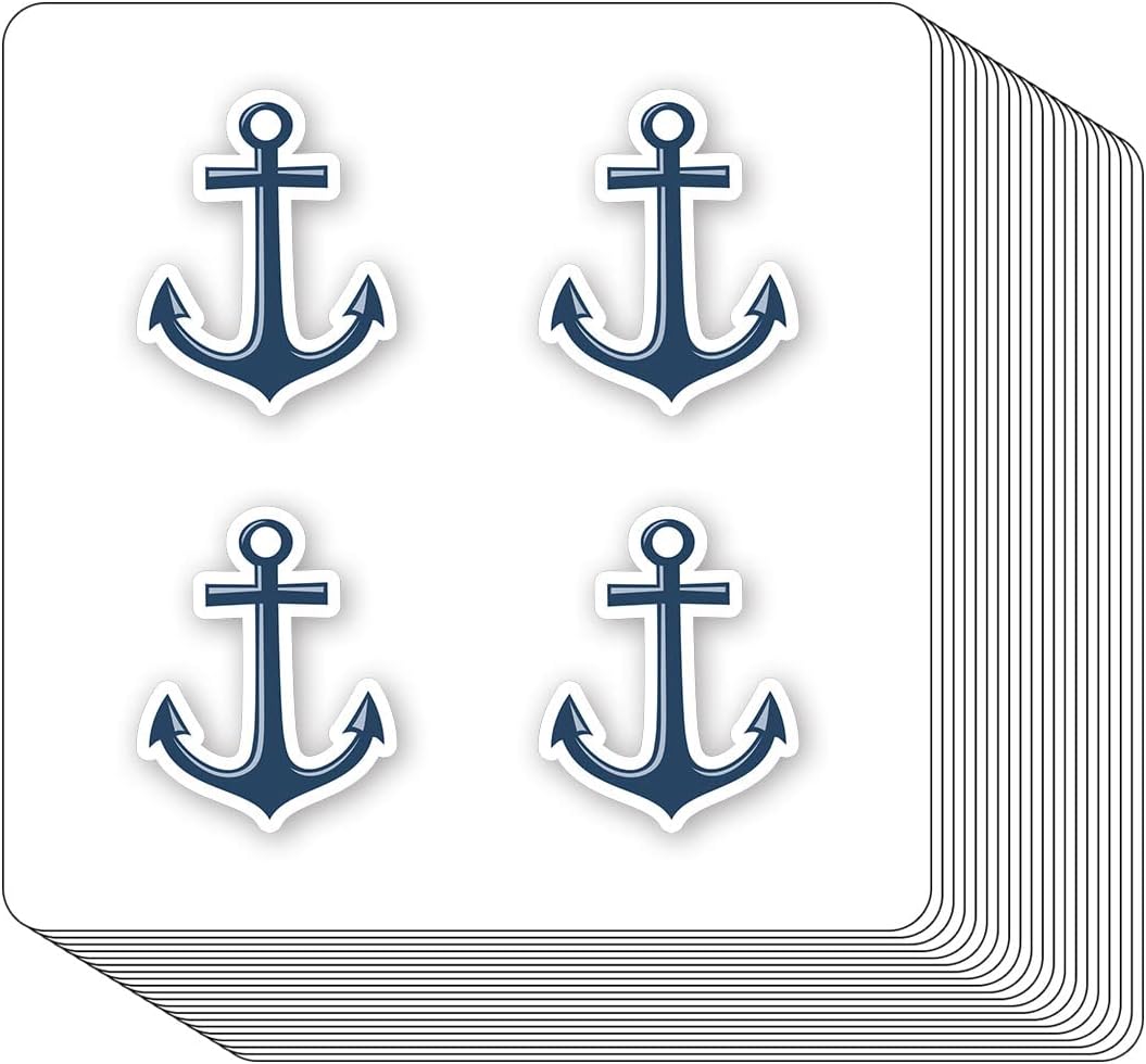 Amazon.com: Anchor Nautical Stickers 1in for Scrapbooking, Arts, Craft ...