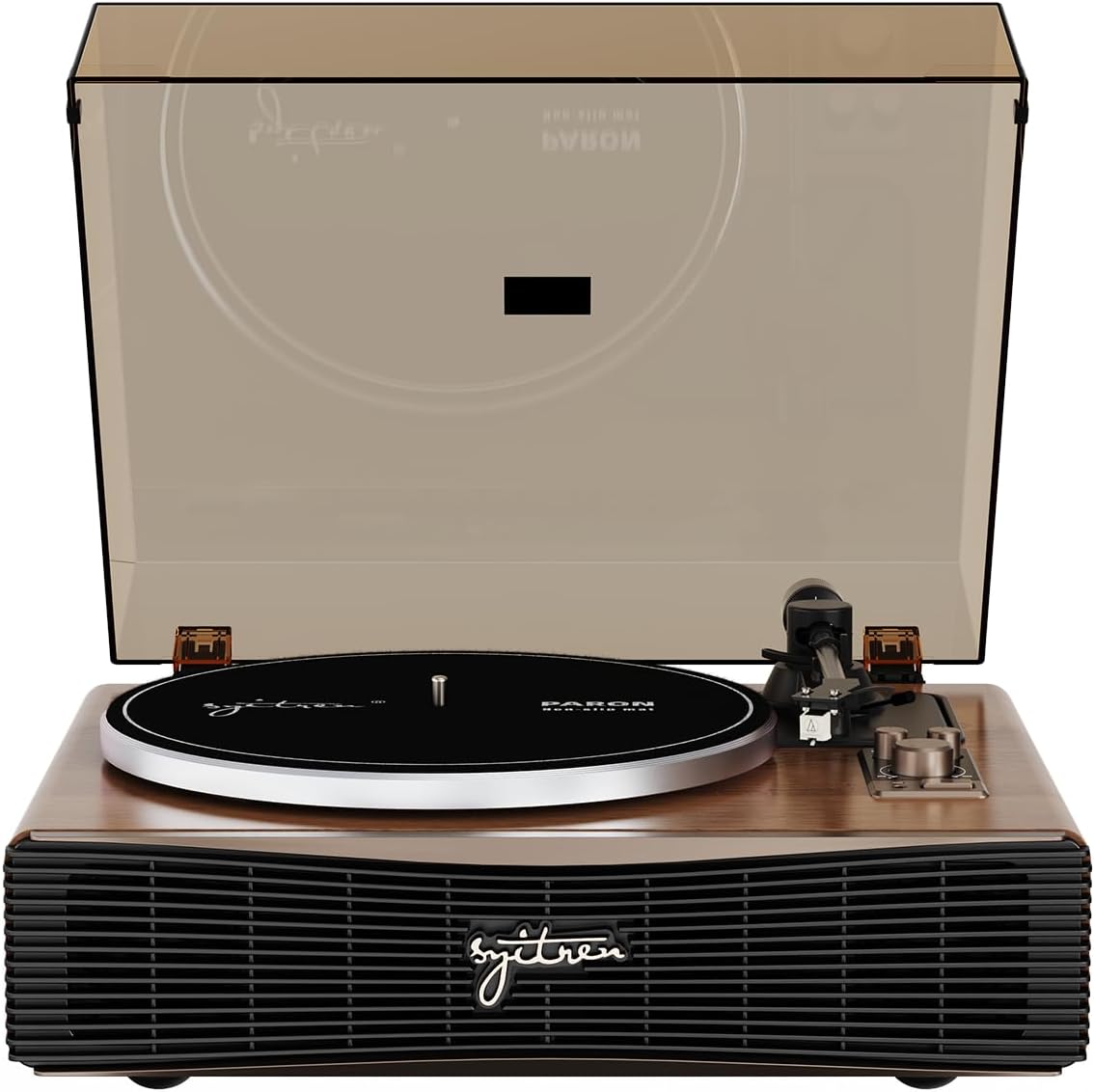Amazon.com: Record Player for Vinyl with Four Stereo Speakers Belt ...