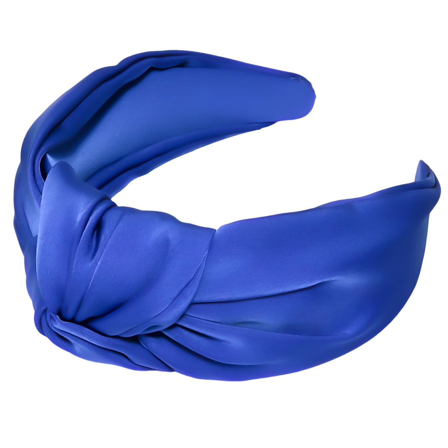Amazon.com : JOYRUBY Blue Headband Knot Headband for Women, Wide ...