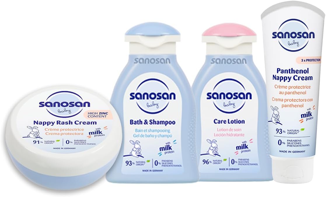 sanosan baby set care and cleansing 4: Buy Online at Best Price in ...