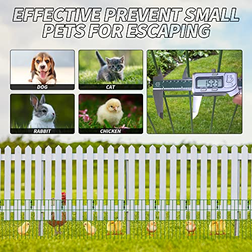 Snapklik.com : 25 Panels Animal Barrier, 1.52in Spike Spacing No Dig ...