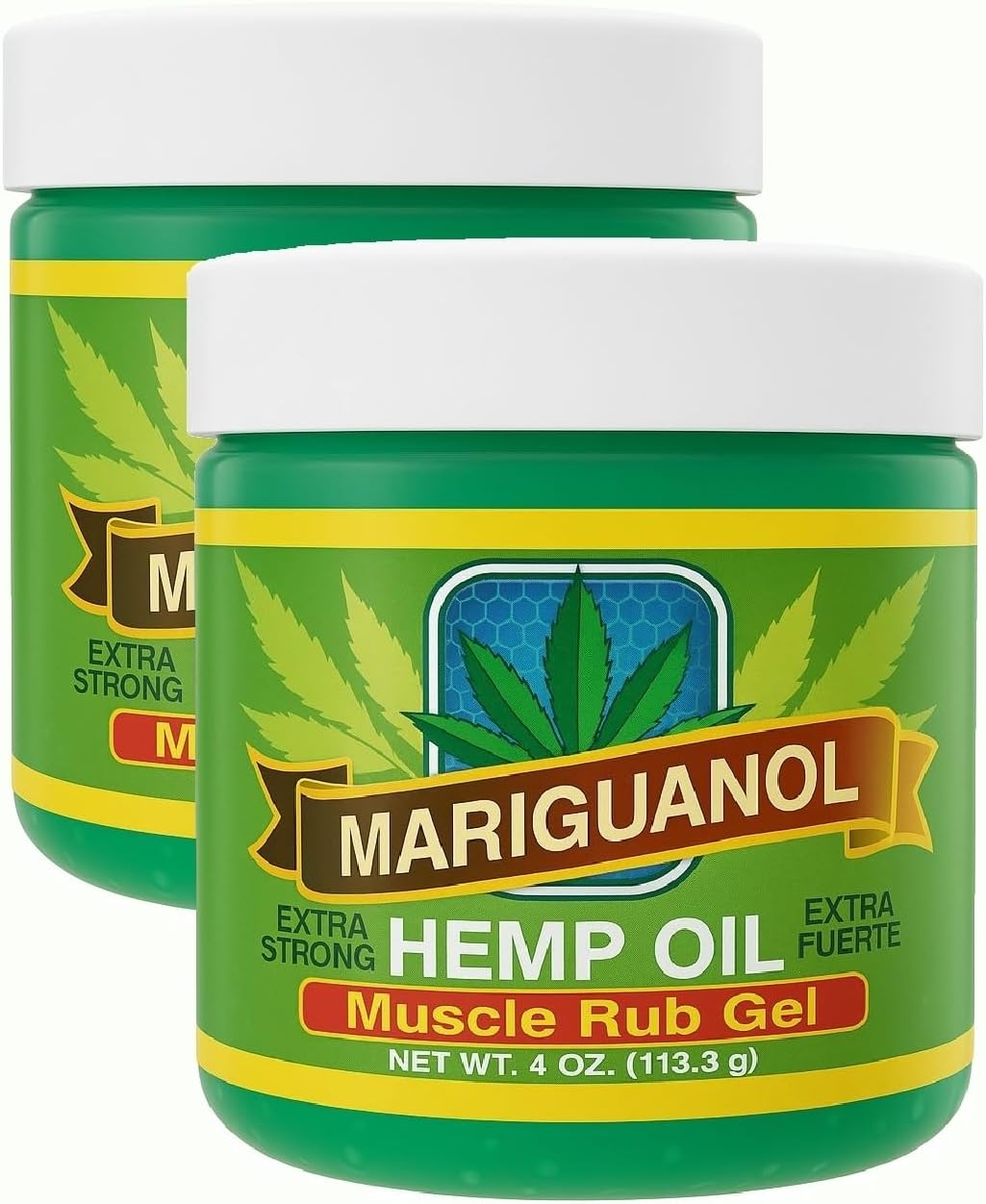 Amazon.com: Mariguanol Extra Strong Muscle Rub Gel with Hemp Oil 4 Oz ...