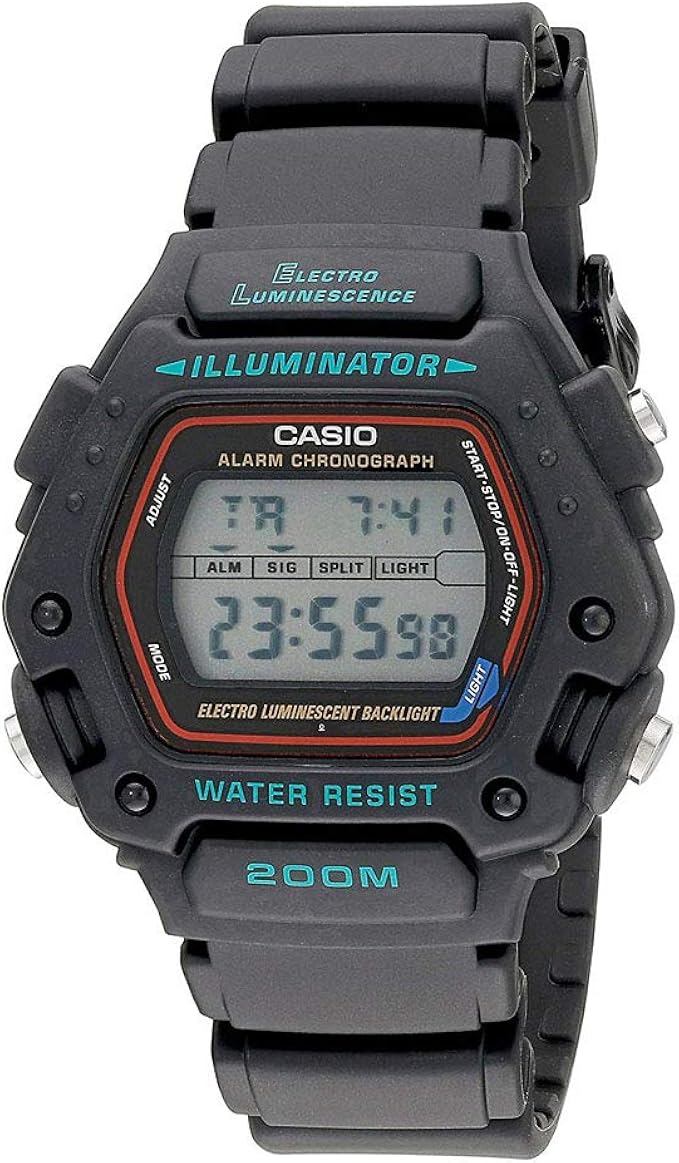 Casio Water Resistant Watch DW-290-1V : Amazon.co.uk: Fashion