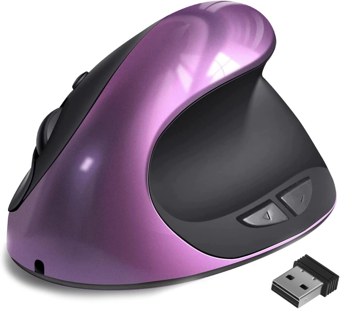 Amazon.com: Ergonomic Mouse,Rechargeable Small Vertical Mouse with 6 ...