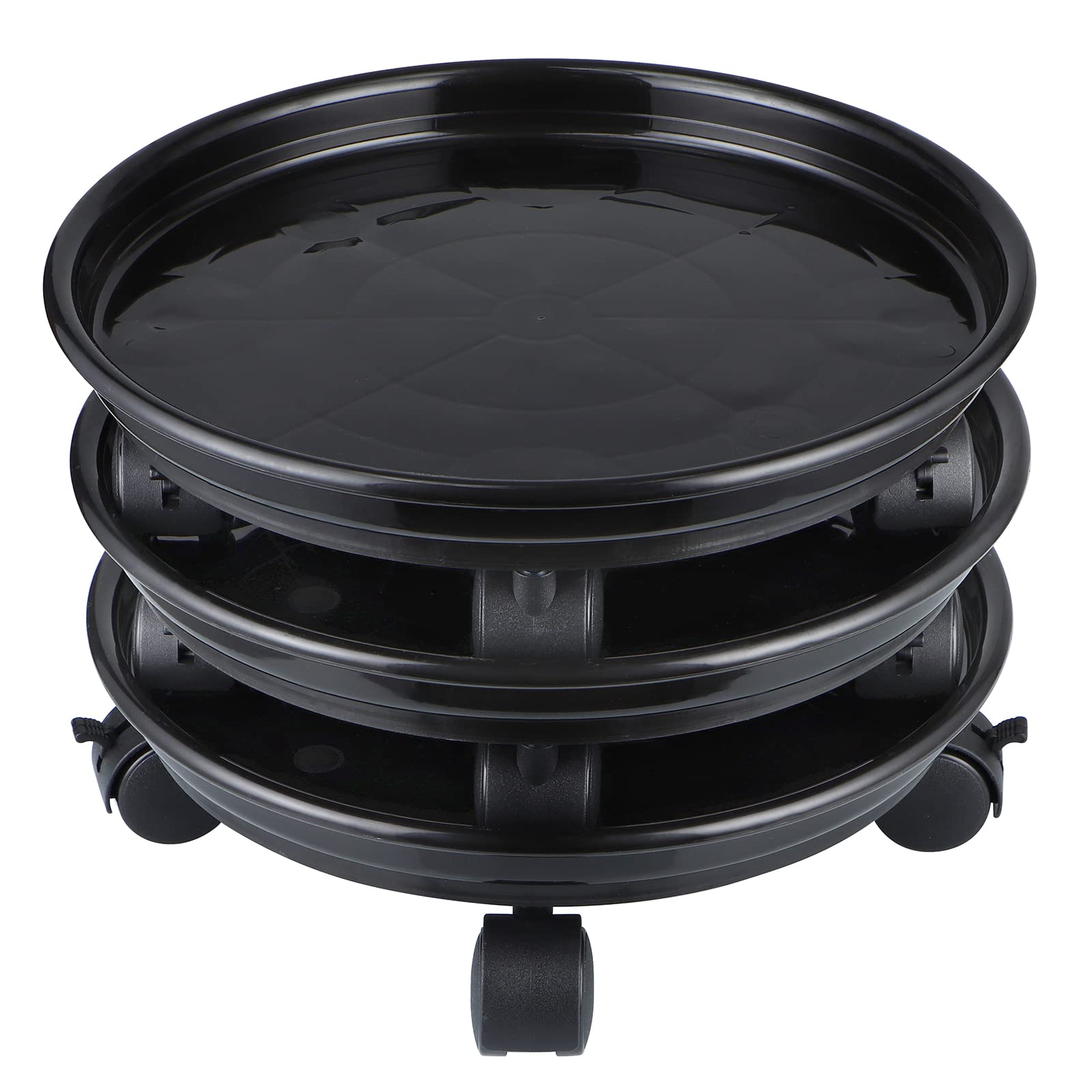 Snapklik.com : Skelang Plant Caddy, 11.8" Plant Stand, Round Plant ...