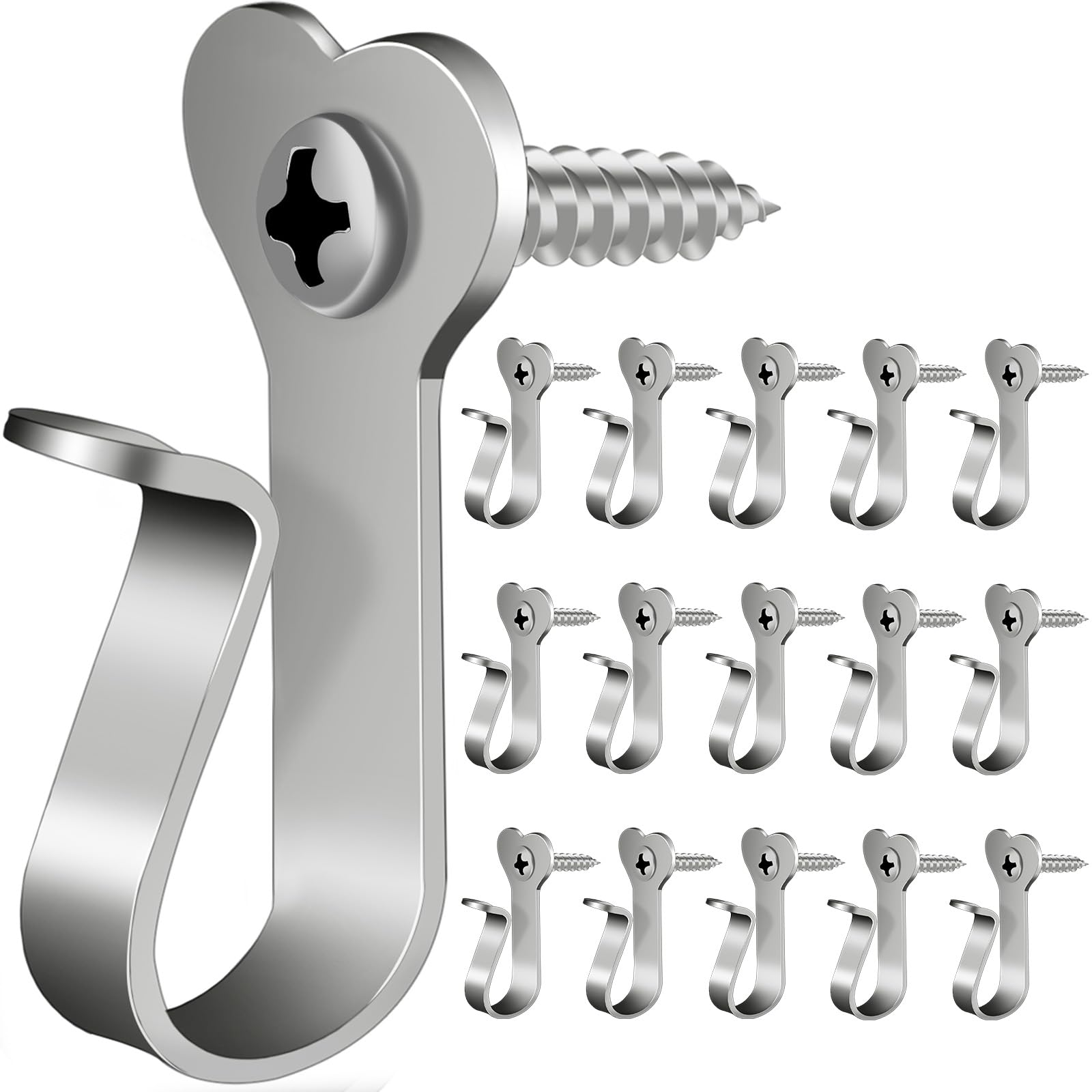 Snapklik.com : Light Hanger Hooks, Screw Hooks For Hanging Christmas ...