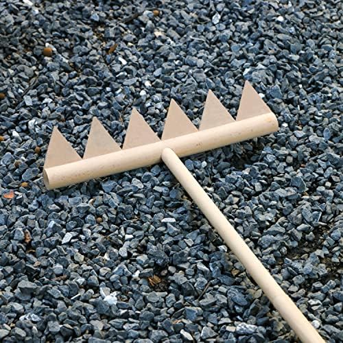 Amazon.com : Large Zen Garden Rake Tool - 48" L 6 Tine Saw Tooth ...