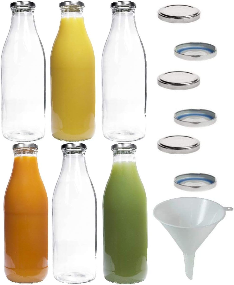 Bouteilles de jus Vides, 8 Pièces Bouteilles de jus Vides Avec ...