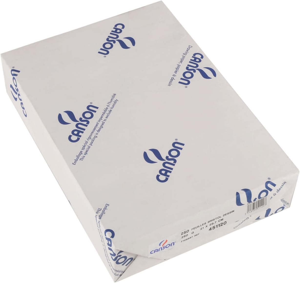 Paquete A4, (250 Hojas) Canson Bristol Satinado 250g : Amazon.es: Hogar ...