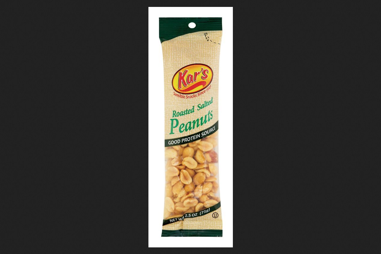 Amazon.com: Kar's Roasted Salted Peanuts 2.5 oz. Bagged : Grocery ...