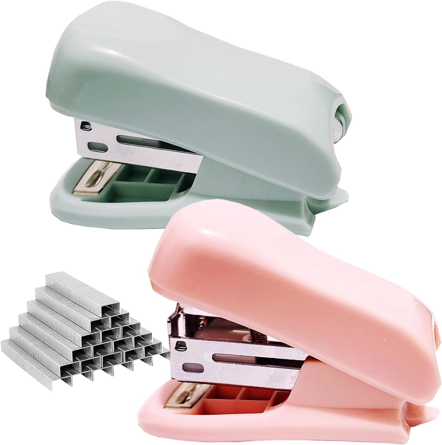 Amazon.com : Smilixin Mini Stapler with Staples & Remover, 25 Sheet ...