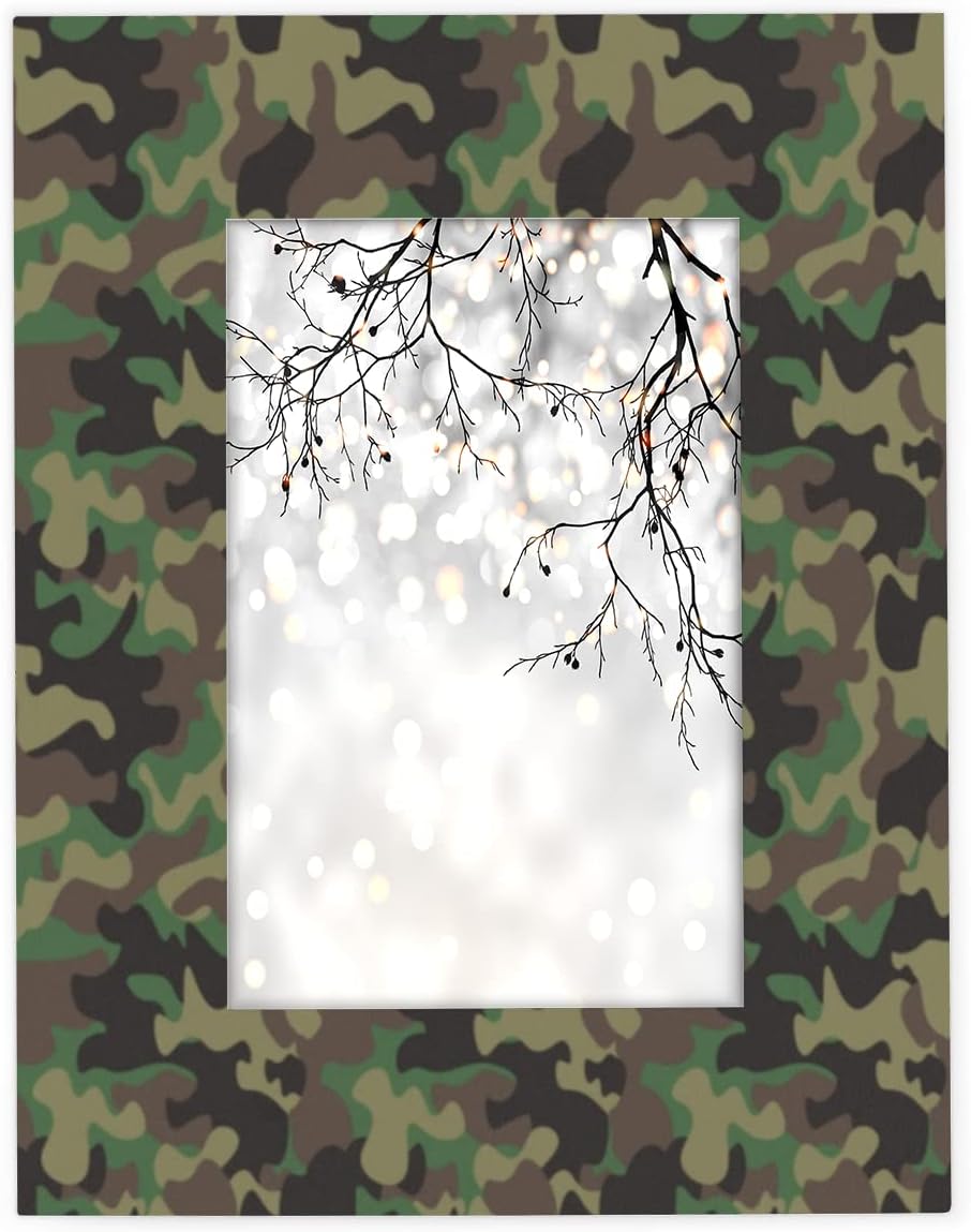 Amazon.com - AUUXVA Military Camo 4x6 Picture Frame, Cool Army ...