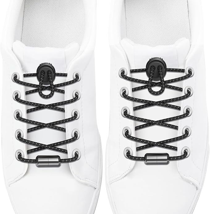 Amazon.com: X-Protector Elastic No Tie Shoe Laces - Reflective Shoe ...