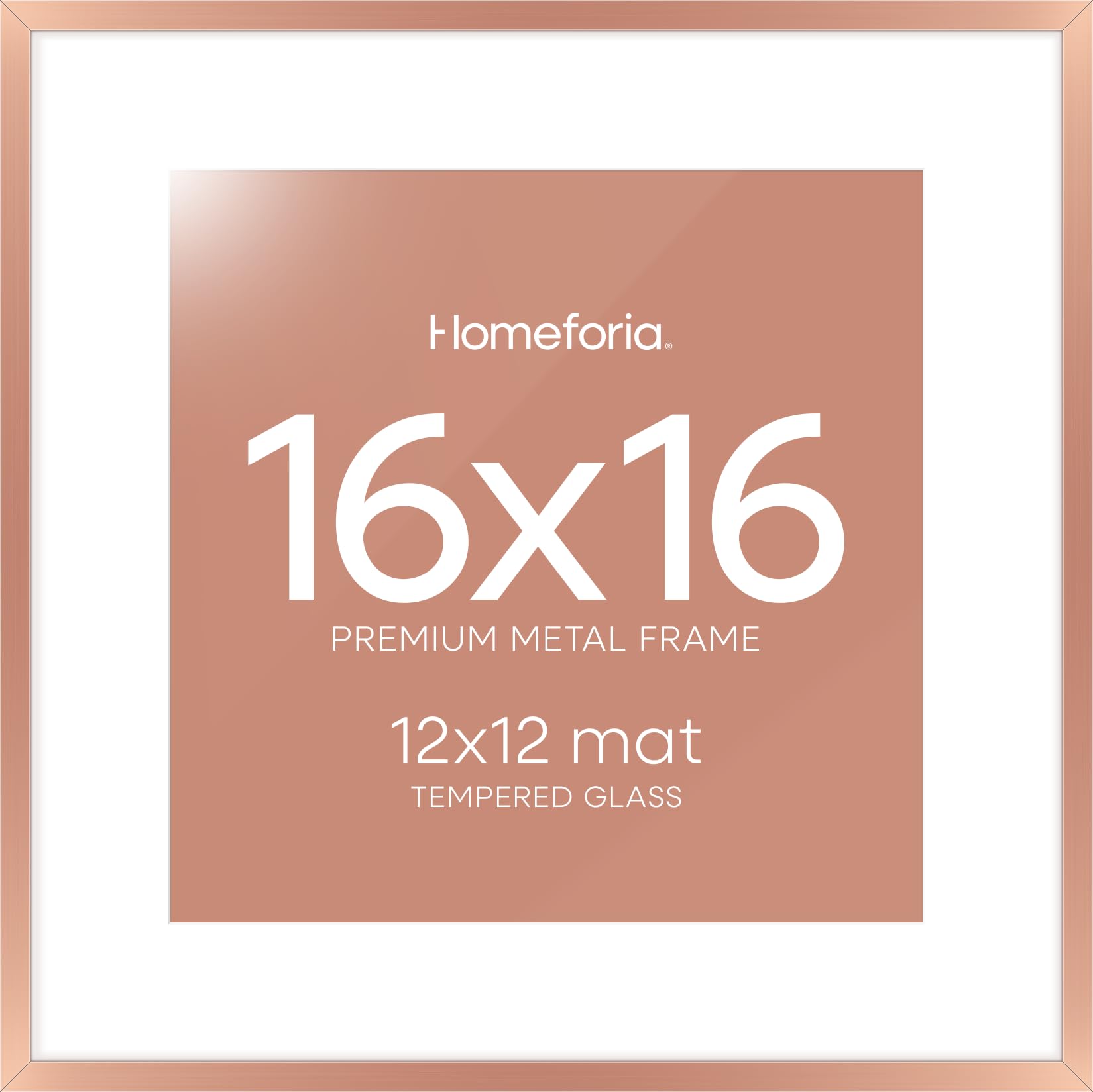 Amazon.com - Homeforia 16x16 inch Square Picture Frame - 16 X 16 Frame ...