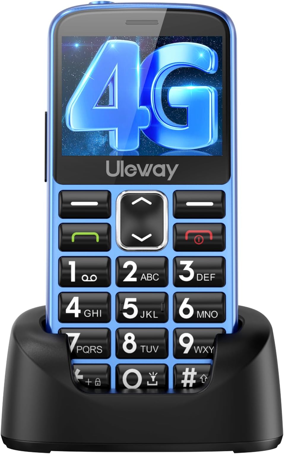 uleway 4G Big Button Mobile Phone for Elderly Senior Cellphone Easy to ...