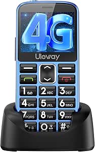 Tosaju 4G Seniorenhandy Ohne Vertrag Großtastenhandy Seniorenhandy mit Großen Tasten ...