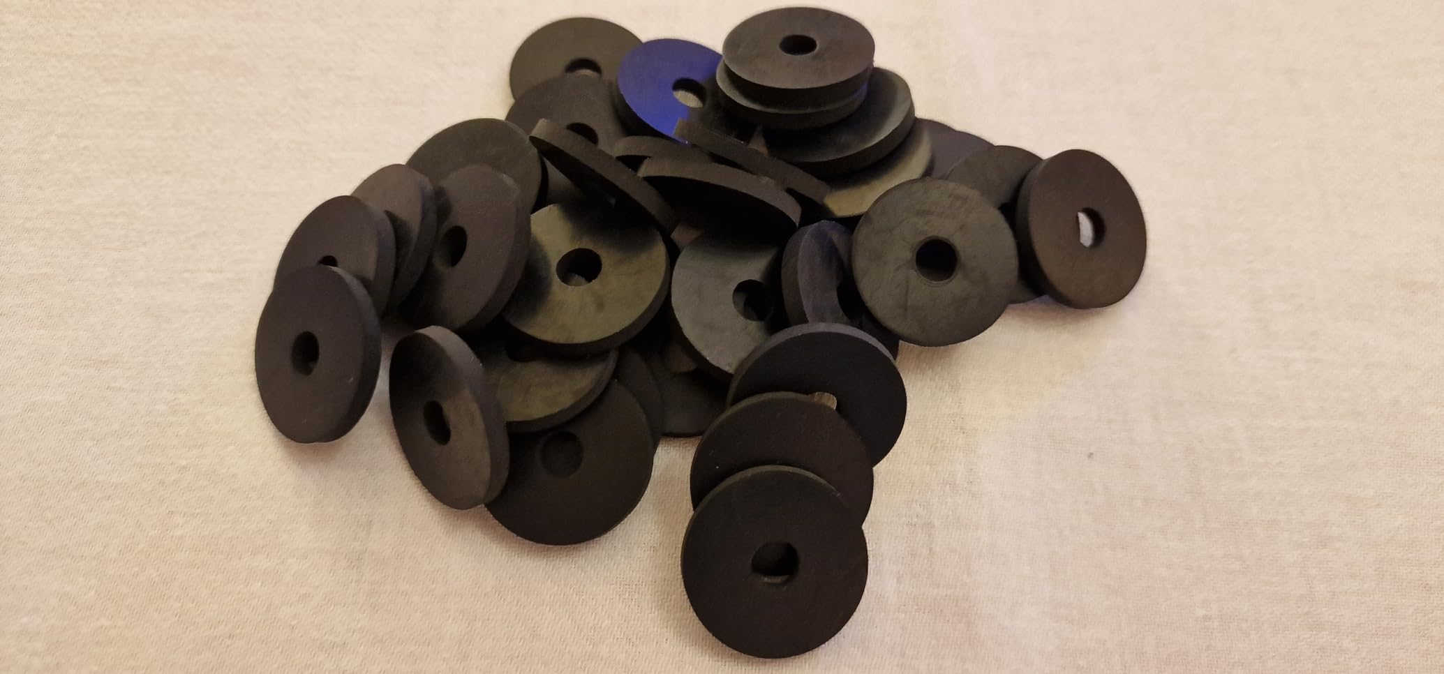110 Stk Gummi Flach Unterlegscheiben Set, Gummischeiben, Schwarze ...