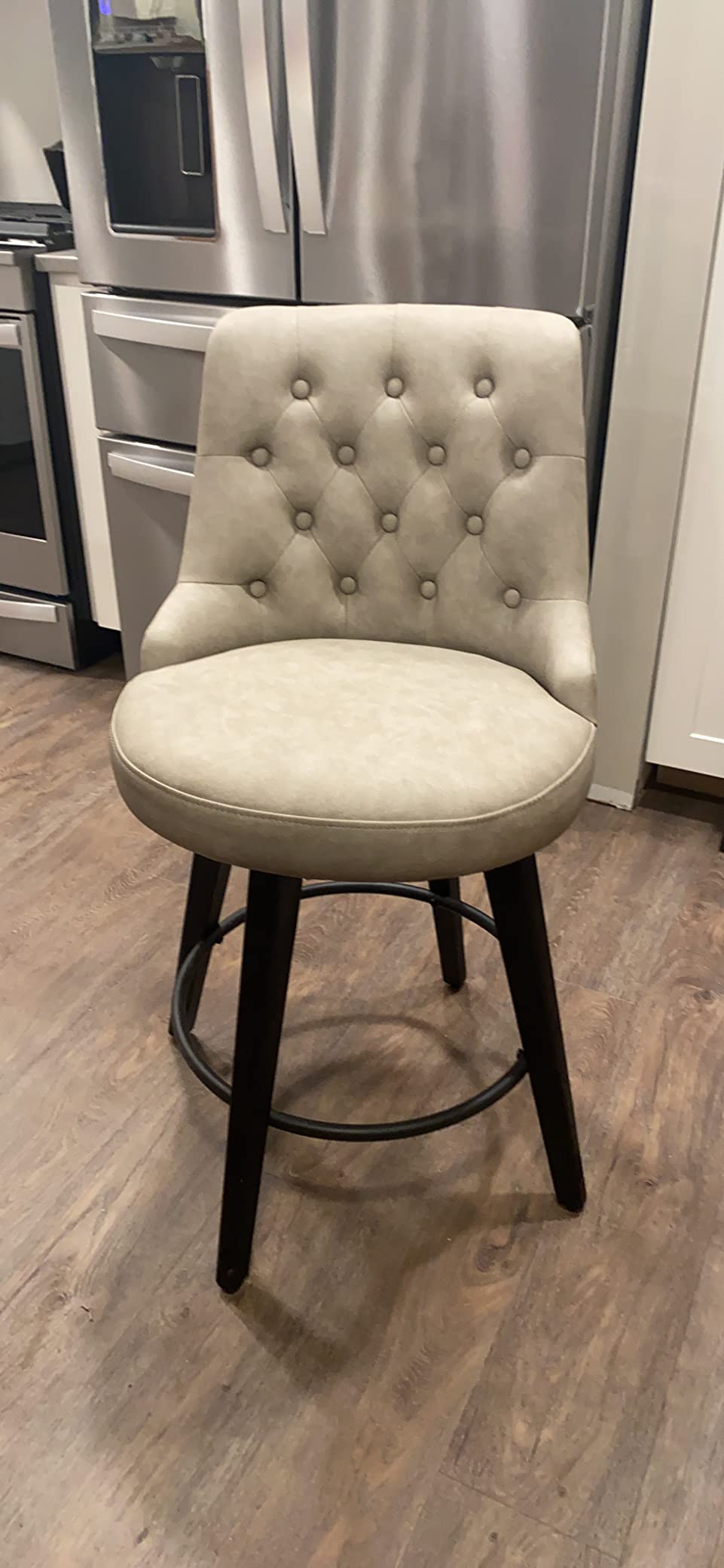 $32/mo - Finance Watson & Whitely Modern Swivel Bar Stools, Faux ...