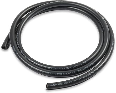 TKKEUEP Marine Fuel Hose, Flexible Marine Rated Fuel Supply Hose, Low ...