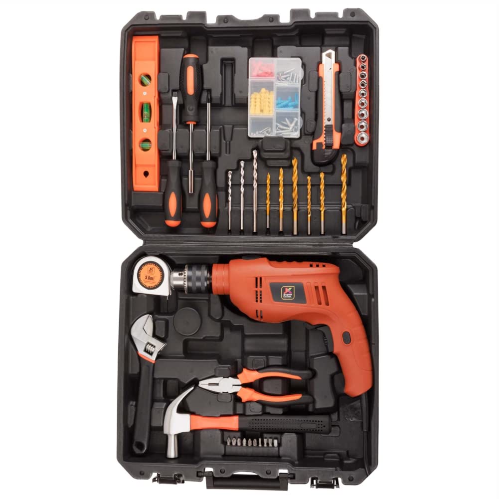 JK Super Drive Professional Tool Kit with 13mm (550Watt) E.Co Heavy ...