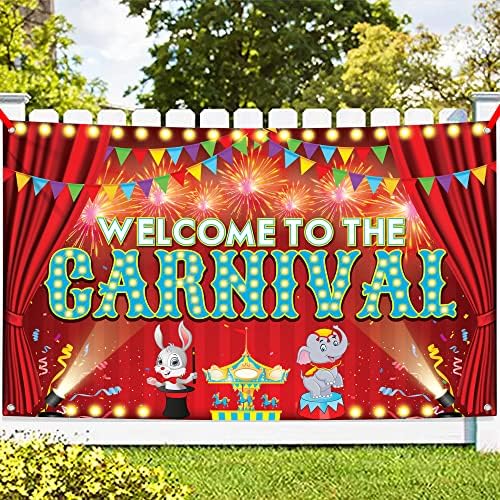 Amazon.com: KatchOn, Xtralarge Welcome To The Carnival Banner - 72x44 ...