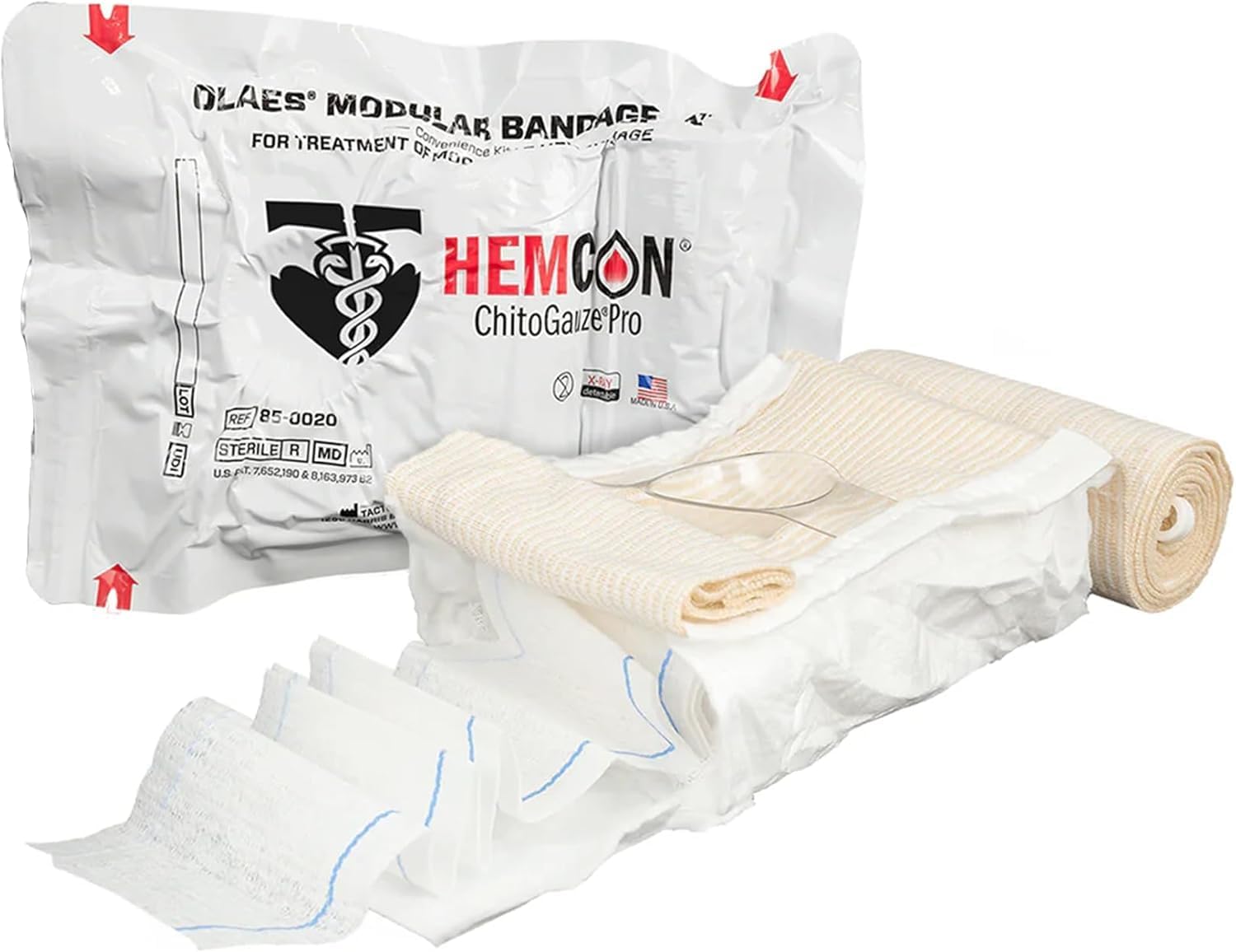 Amazon.com: TacMed Solutions 4” OLAES Hemostatic Trauma Bandage with ...