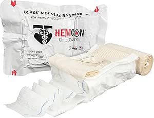 Amazon.com: TacMed Solutions 4” OLAES Hemostatic Trauma Bandage with ...