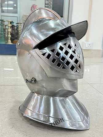 Amazon.com: THOR INSTRUMENTS Medieval Knight Helmet Close Helmet Battle ...