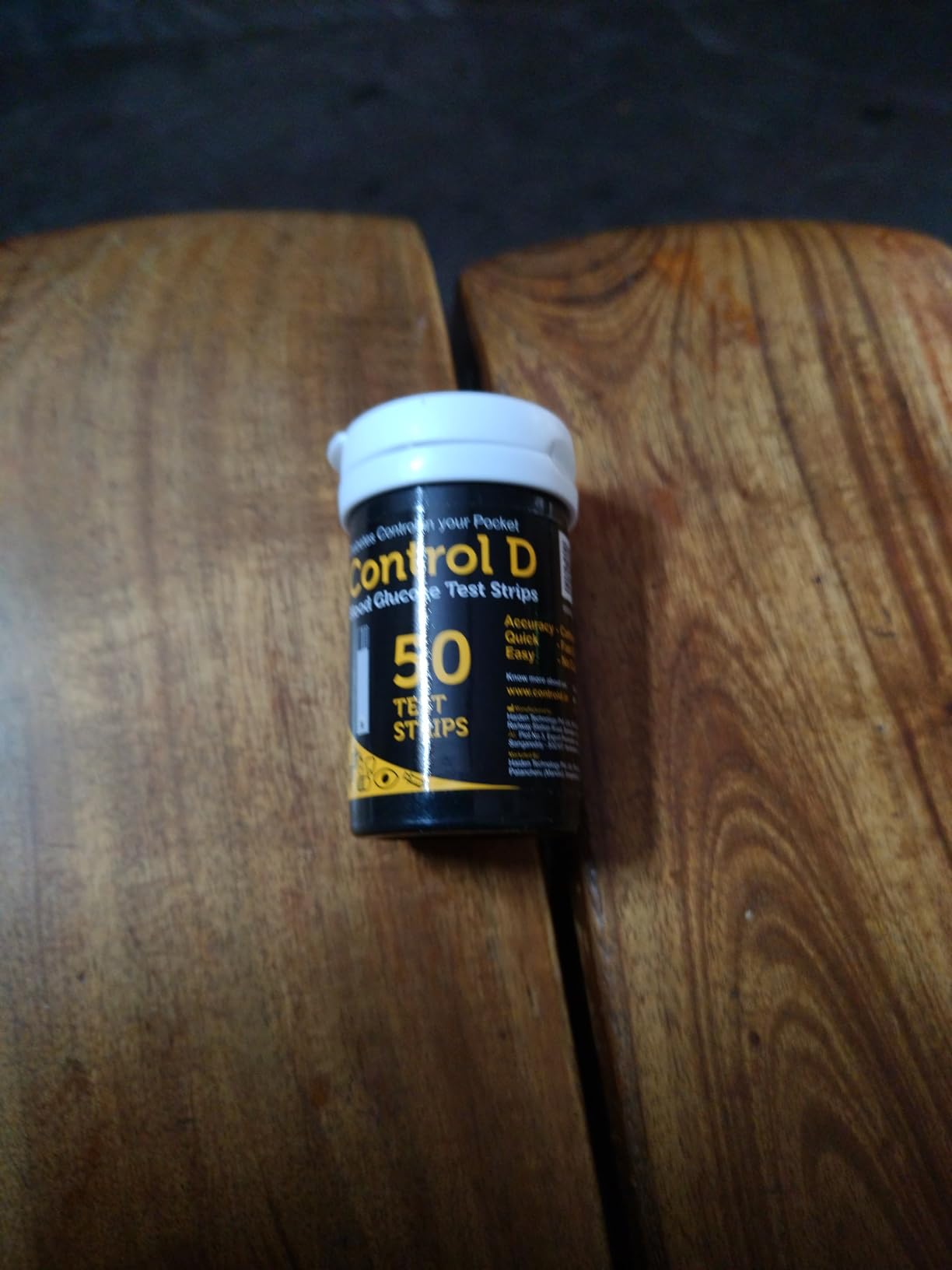 Control D Test Strips, 100 Count (Black) For control d Glucometer ...