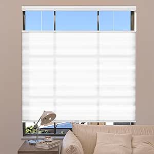 Amazon.com: Custom Size MYshade Top Down Bottom Up Shades Light Filtering Cordless Blinds for ...