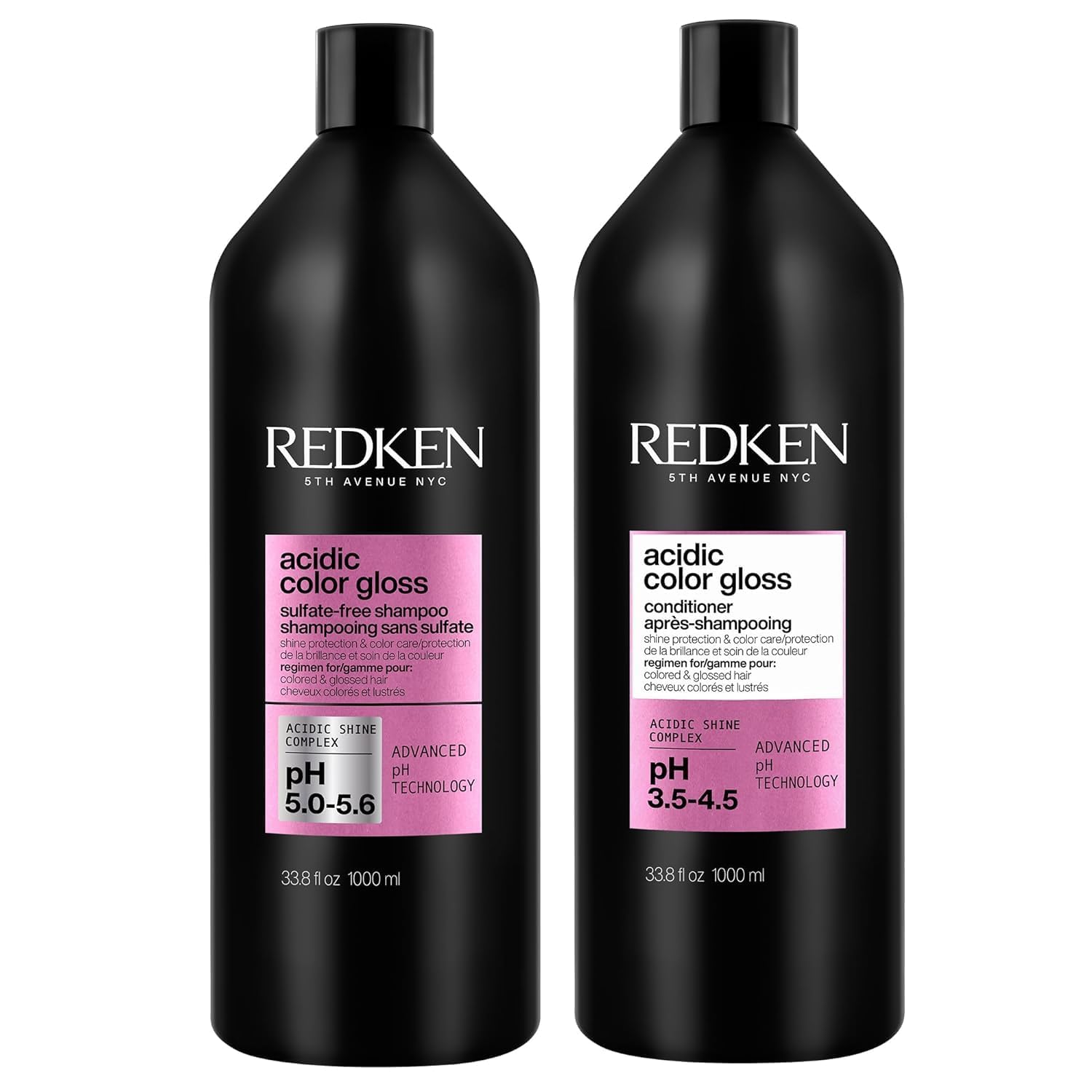 Amazon.com: Redken Acidic Color Gloss Sulfate-Free Shampoo ...