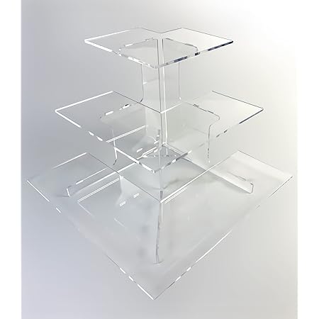 Amazon.com: Torched 3-Tier Retail Table Display Corner Stand with ...