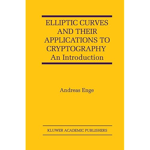 Snapklik.com : Elliptic Curves And Their Applications To Cryptography: An Introduction