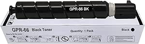 Amazon.com: GPR-66 GPR66 Black Toner Cartridge Replacement for Canon ...