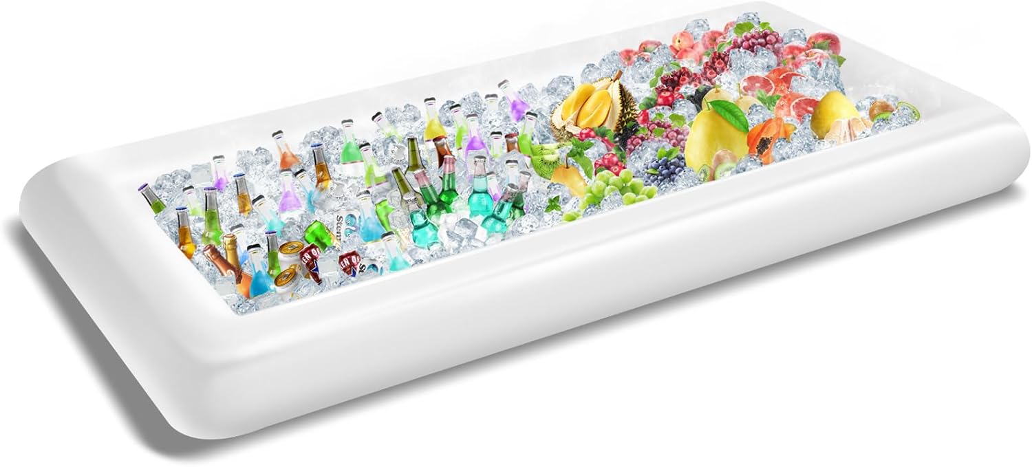 Amazon.com | FUTUREPLUSX Inflatable Serving Bar, Salad Food Drink Tray ...