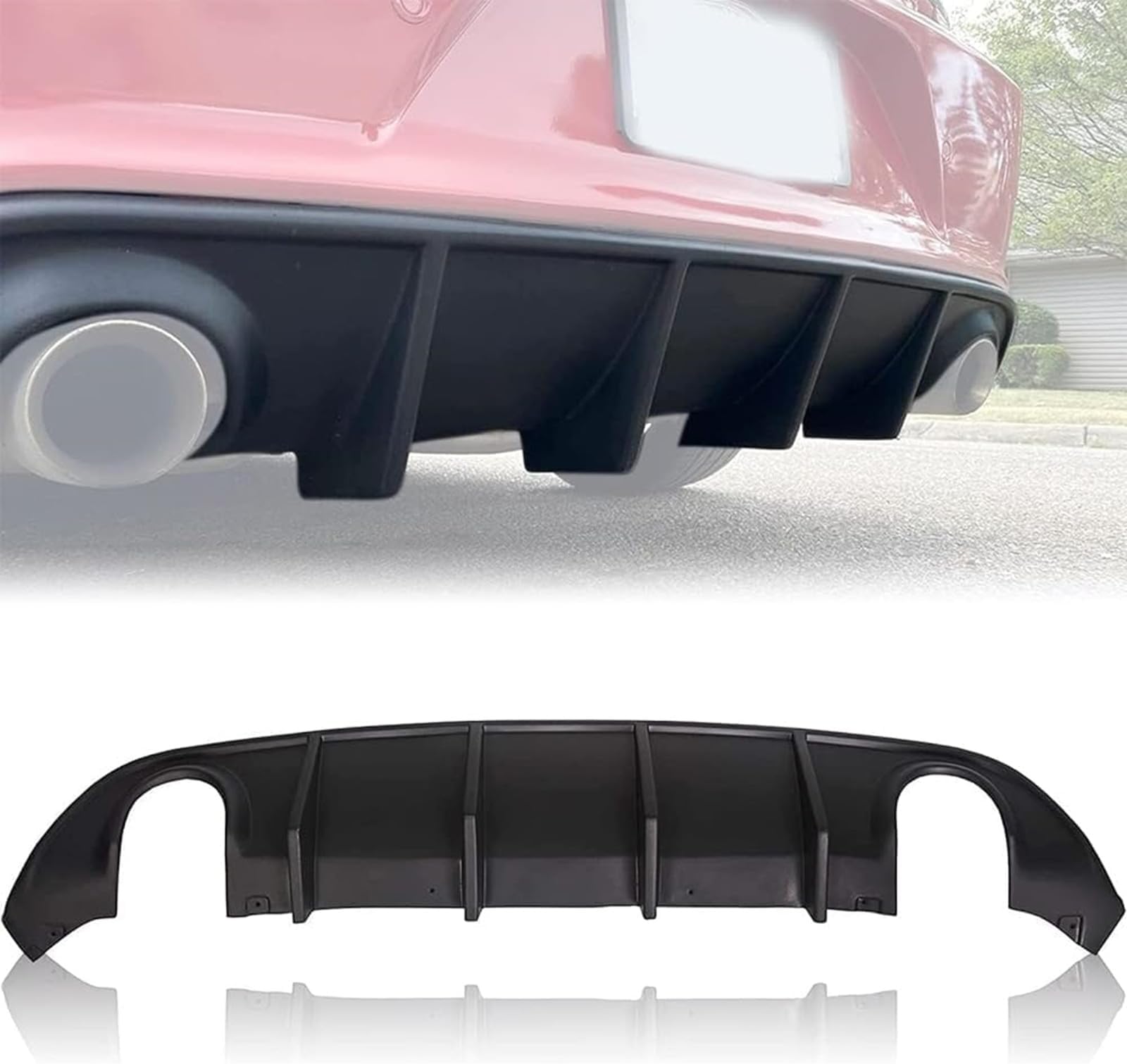 Amazon.com: KUAFU Rear Diffuser Compatible with 2015-2024 Dodge Charger ...