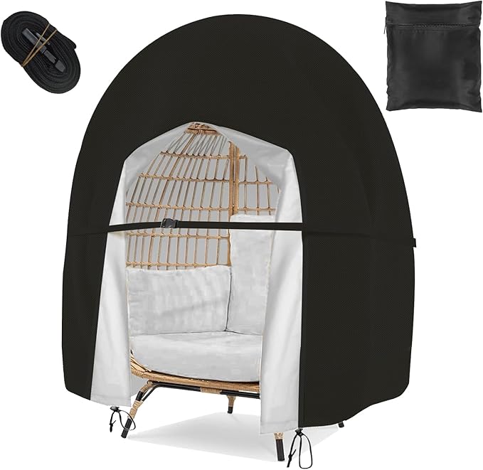 Amazon.com : YaoKe Double Egg Chair Cover Waterproof Patio Hanging ...