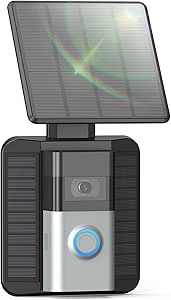 Amazon.com : 2023 Upgrade Solar Charger Doorbell Mount Compatible with ...