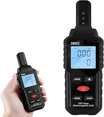 Amazon.com: Tcwhniev Electromagnetic Radiation Detector, Professional 3 ...